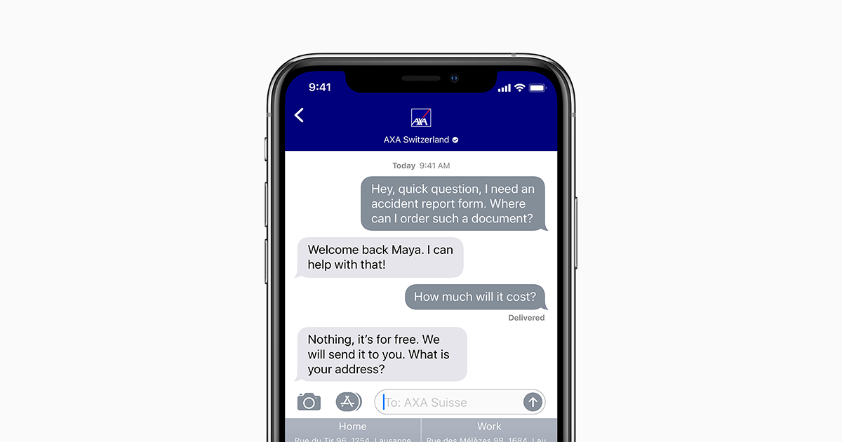iOS - Business Chat - Apple (CH)