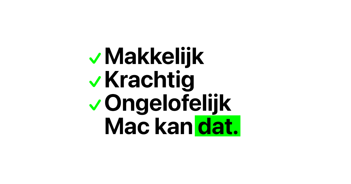 iMac - Mac kan dat - Apple (NL)