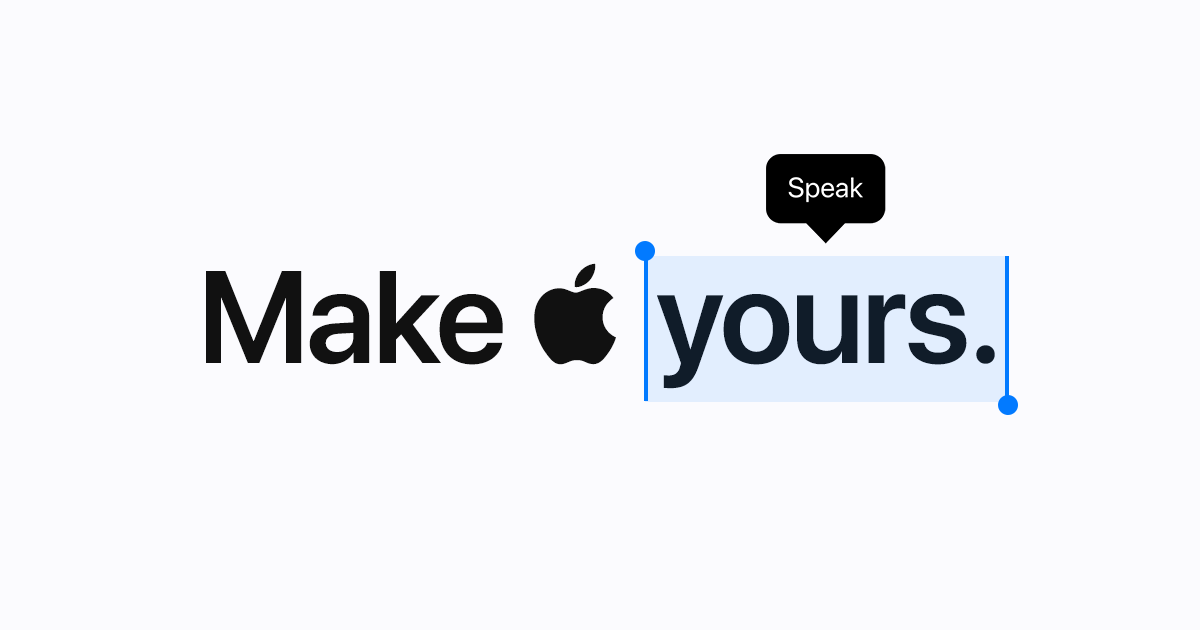 Accessibility Apple Sa