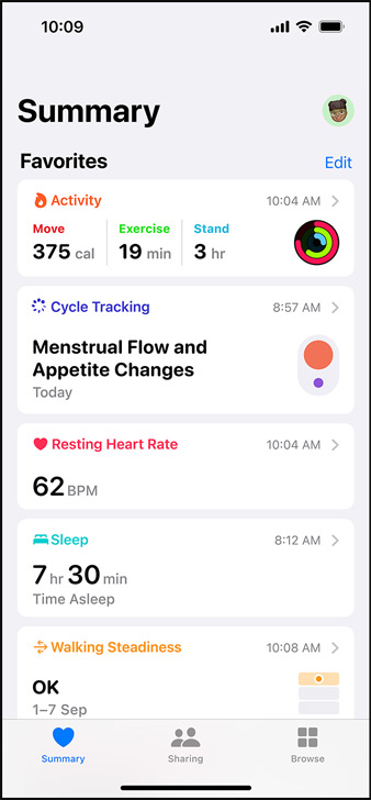 iOS - Health - Apple (AE)
