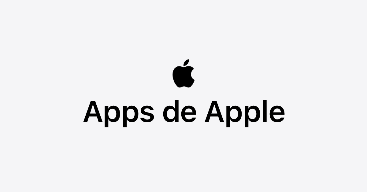 Apps de Apple - Apple (MX)