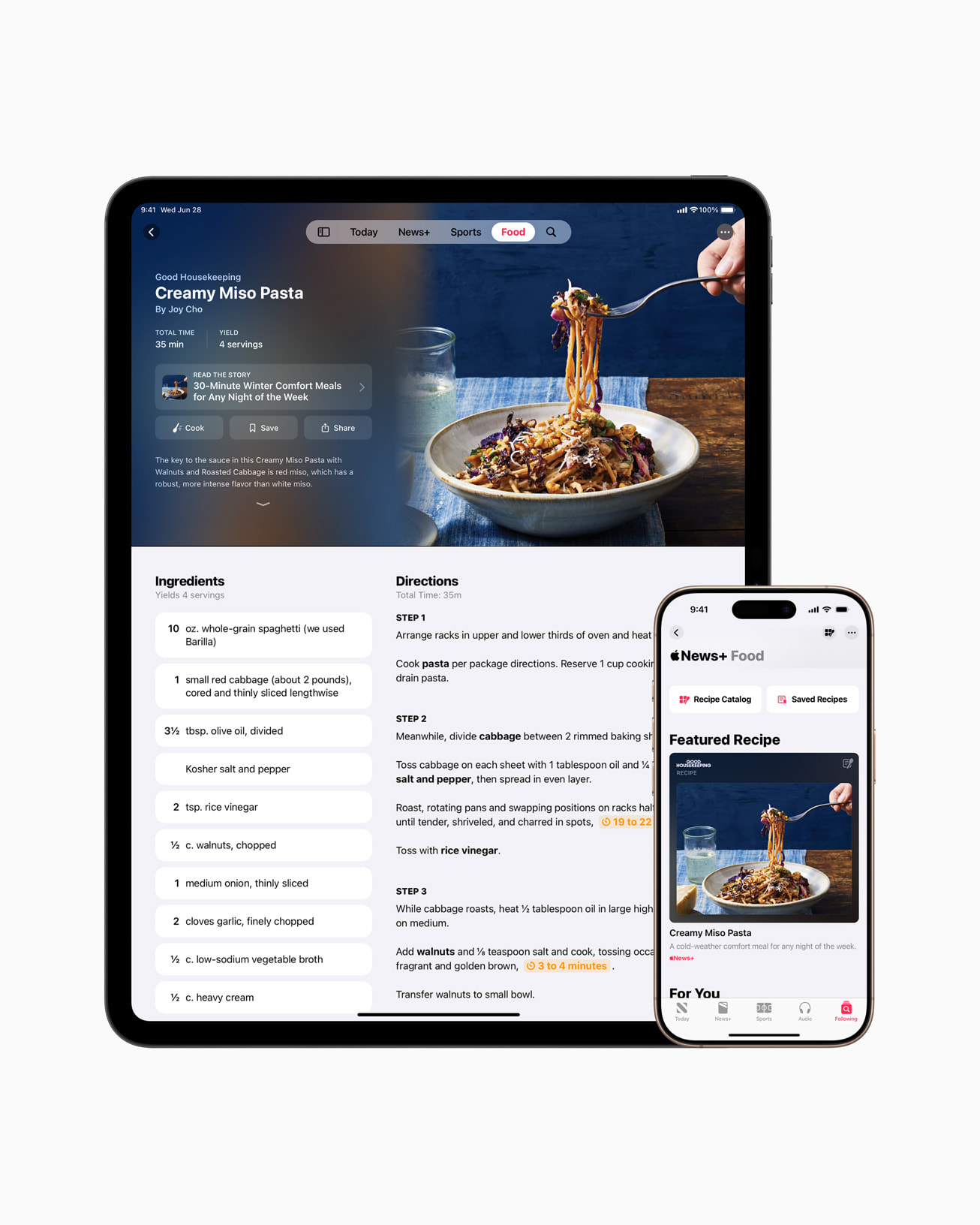 Apple introduces News+ Food - Apple