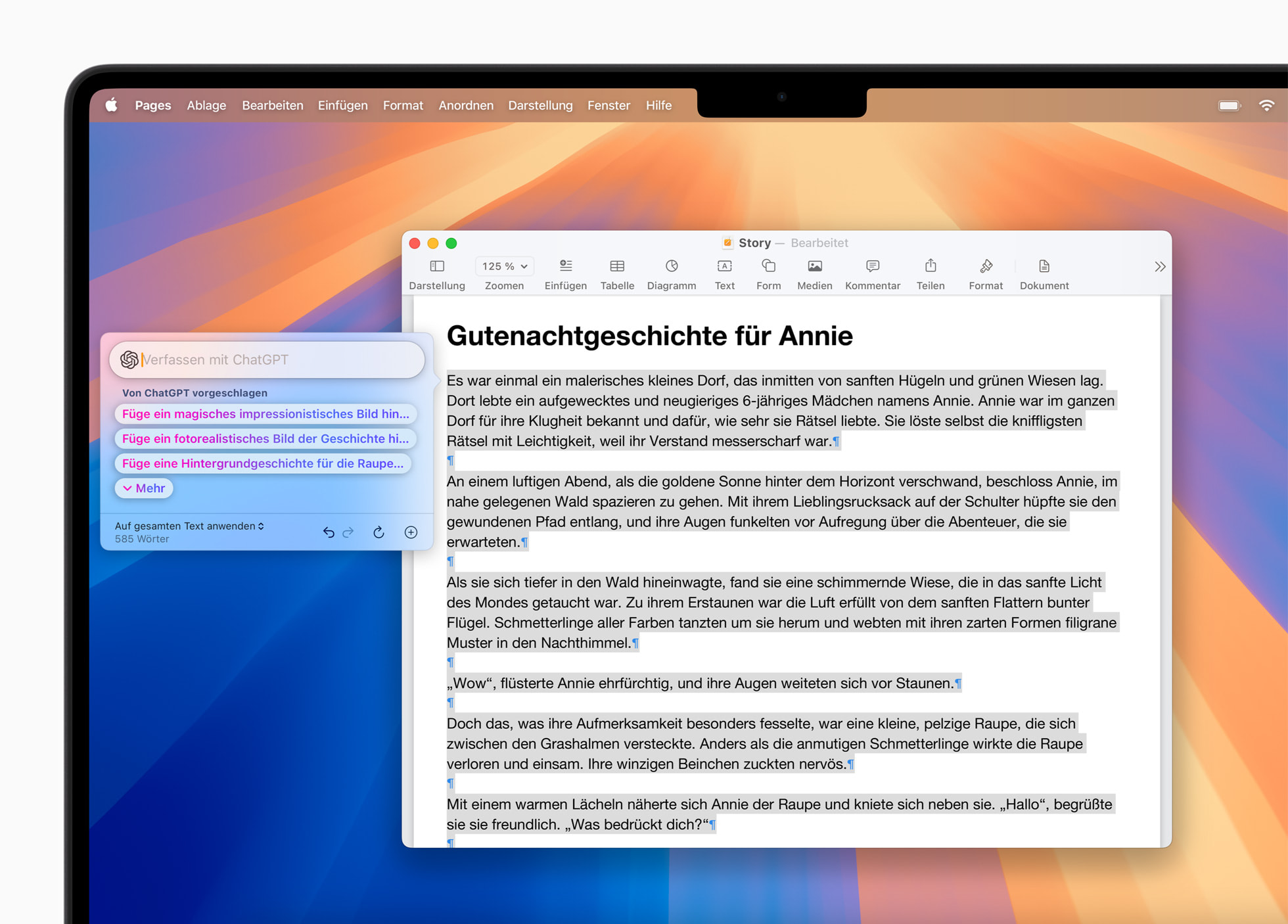 Apple Intelligence Funktionen sind ab sofort auf Deutsch verfügbar ...