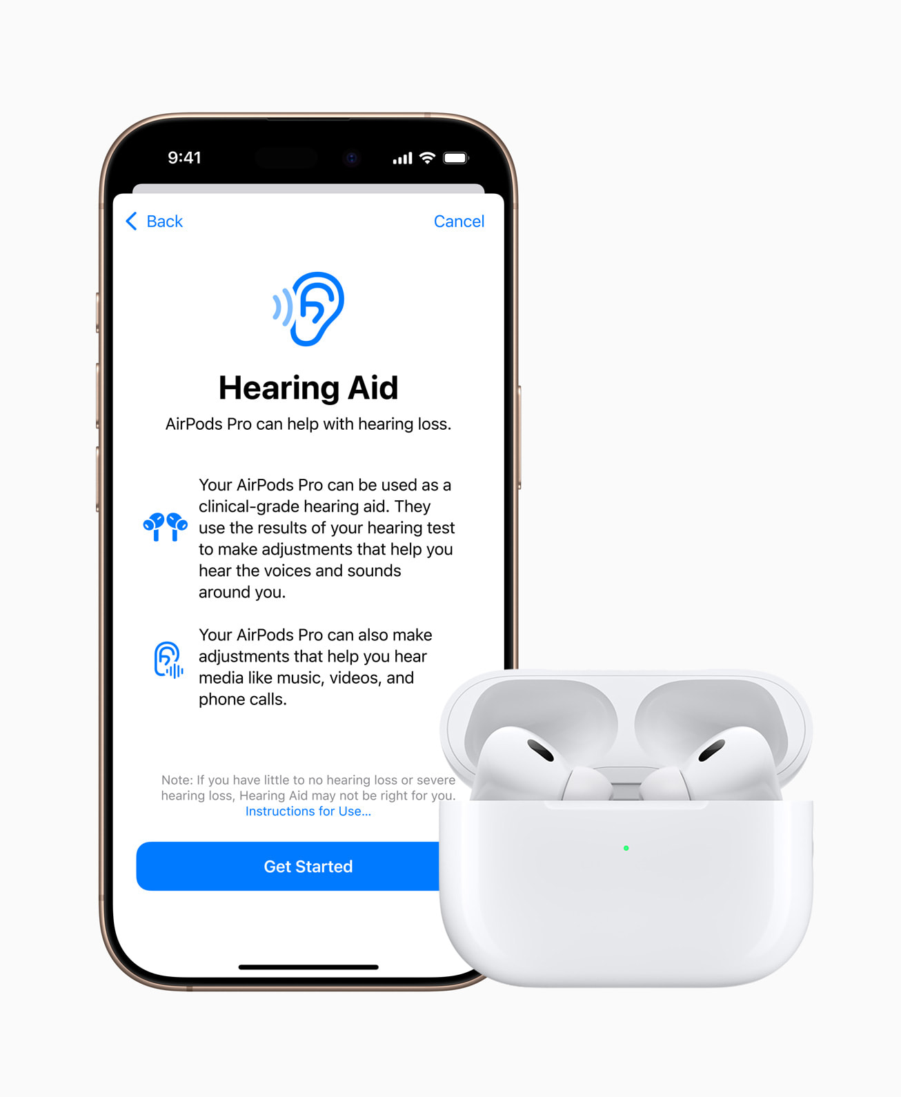 Hearing Test and Hearing Aid features available today with AirPods Pro ...