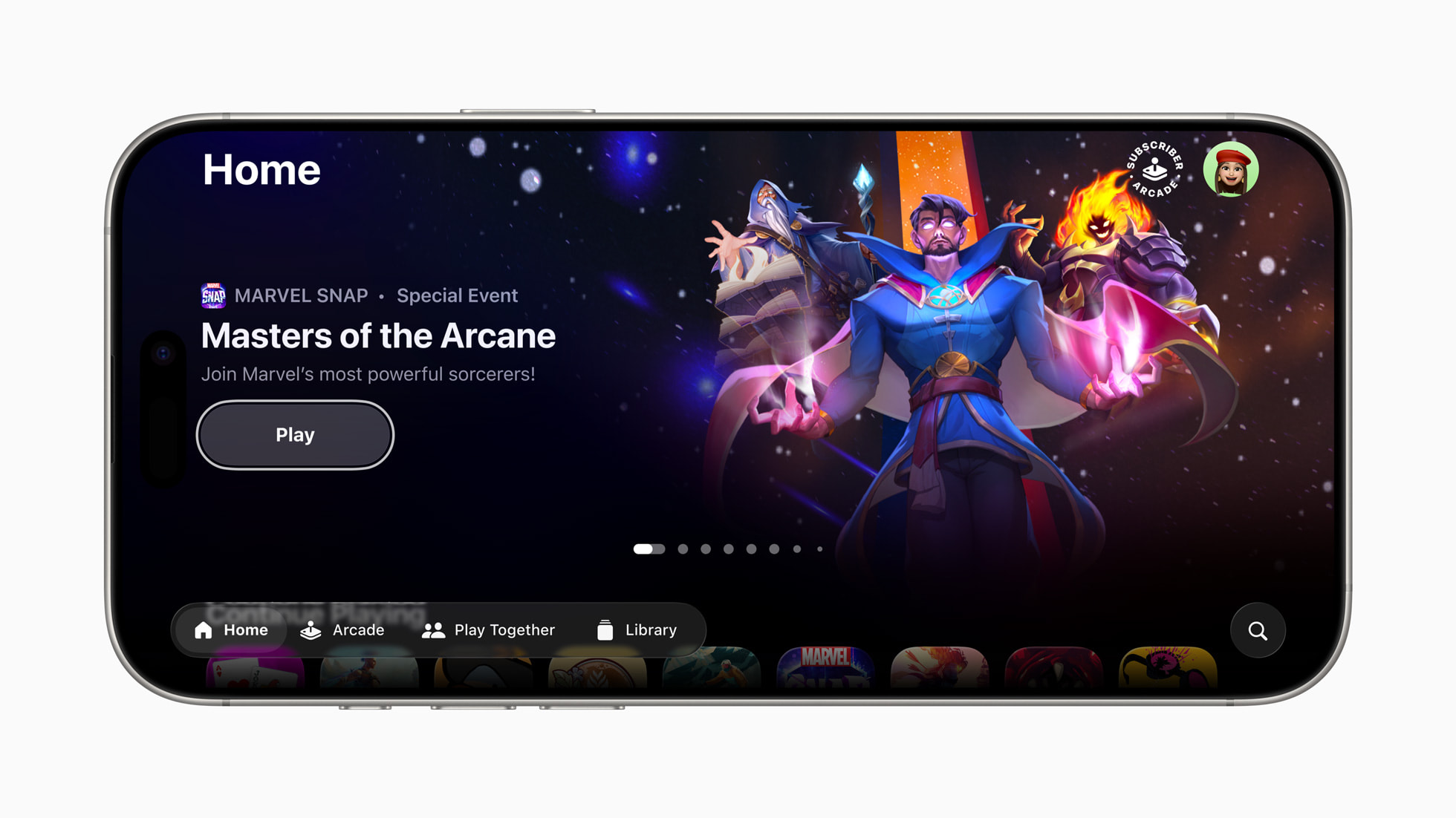 Presentamos la app Apple Games: un espacio personalizado para los juegos - Apple