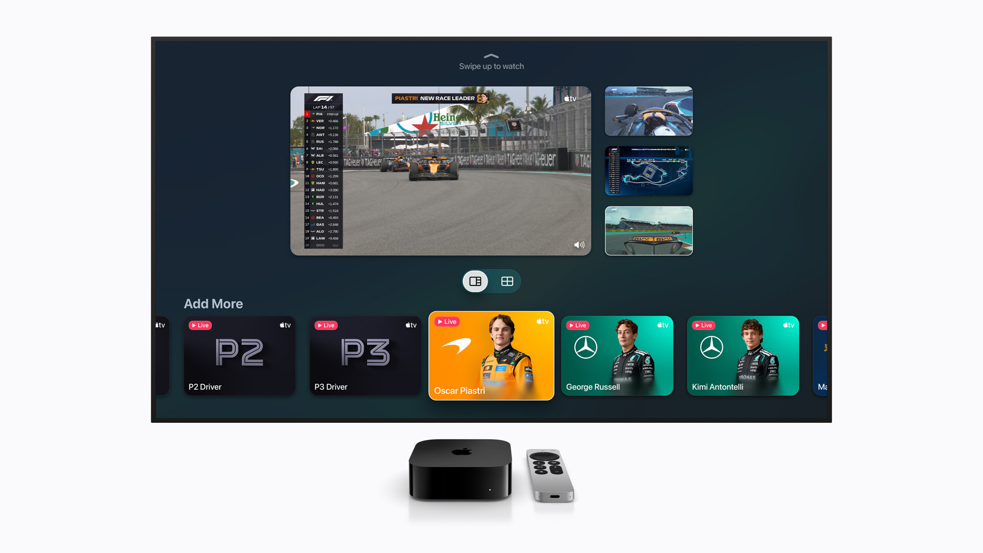 Formula 1® begins this weekend, exclusively on Apple TV in the U.S. - Apple