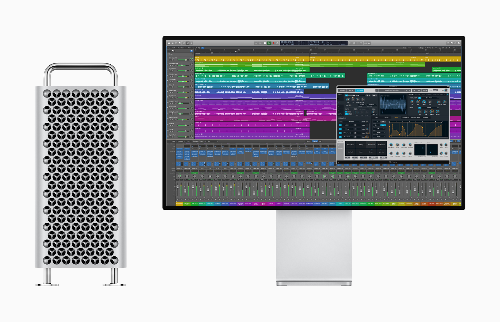 Logic Pro Xの最新アップデートは、新しいMac Proのとてつもないパワーを活用 - Apple (日本)