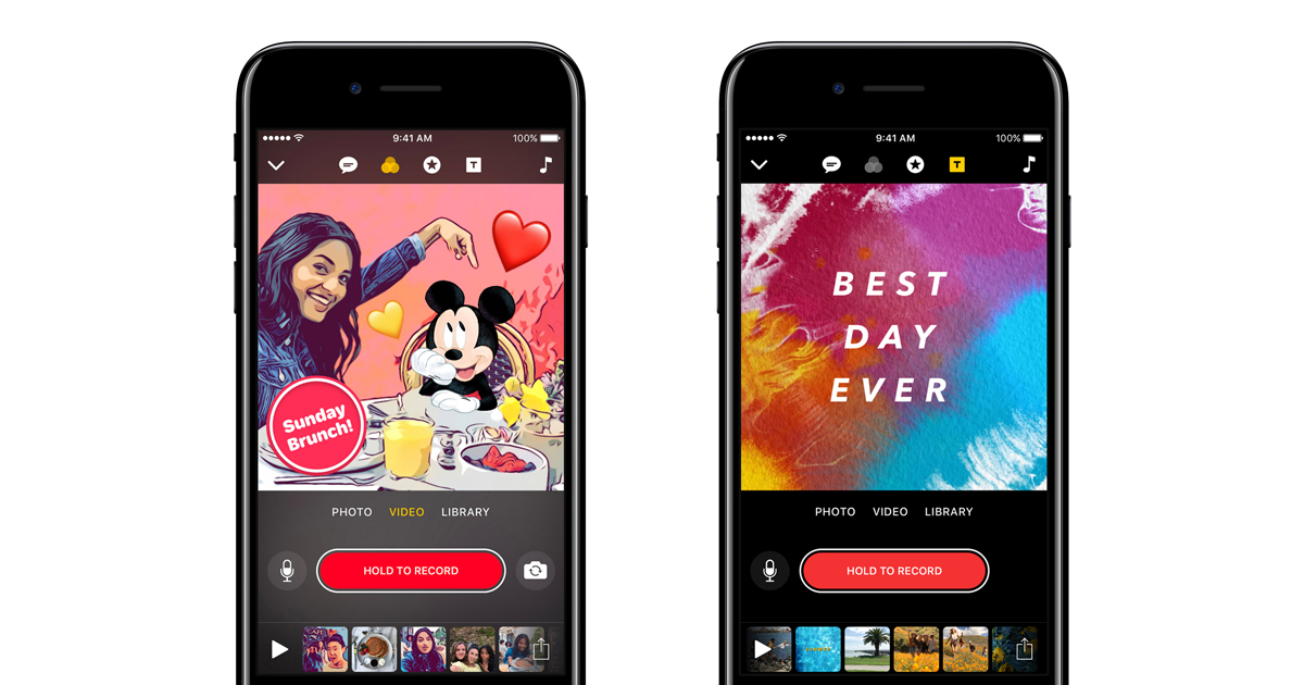 Clips now features Disney and Pixar characters - Apple