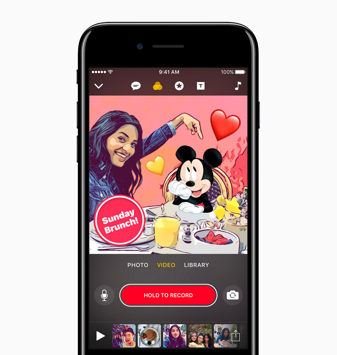 Clips now features Disney and Pixar characters - Apple