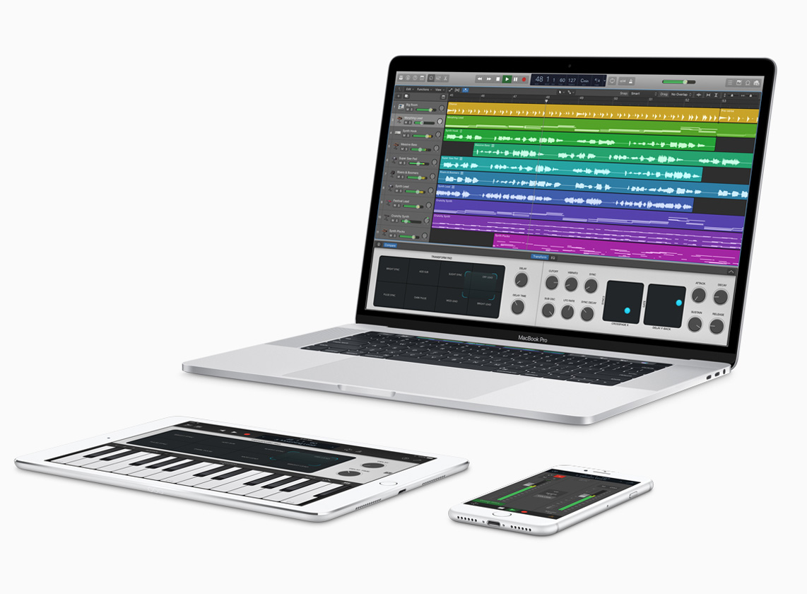 GarageBand and Logic Pro X music apps get major updates - Apple