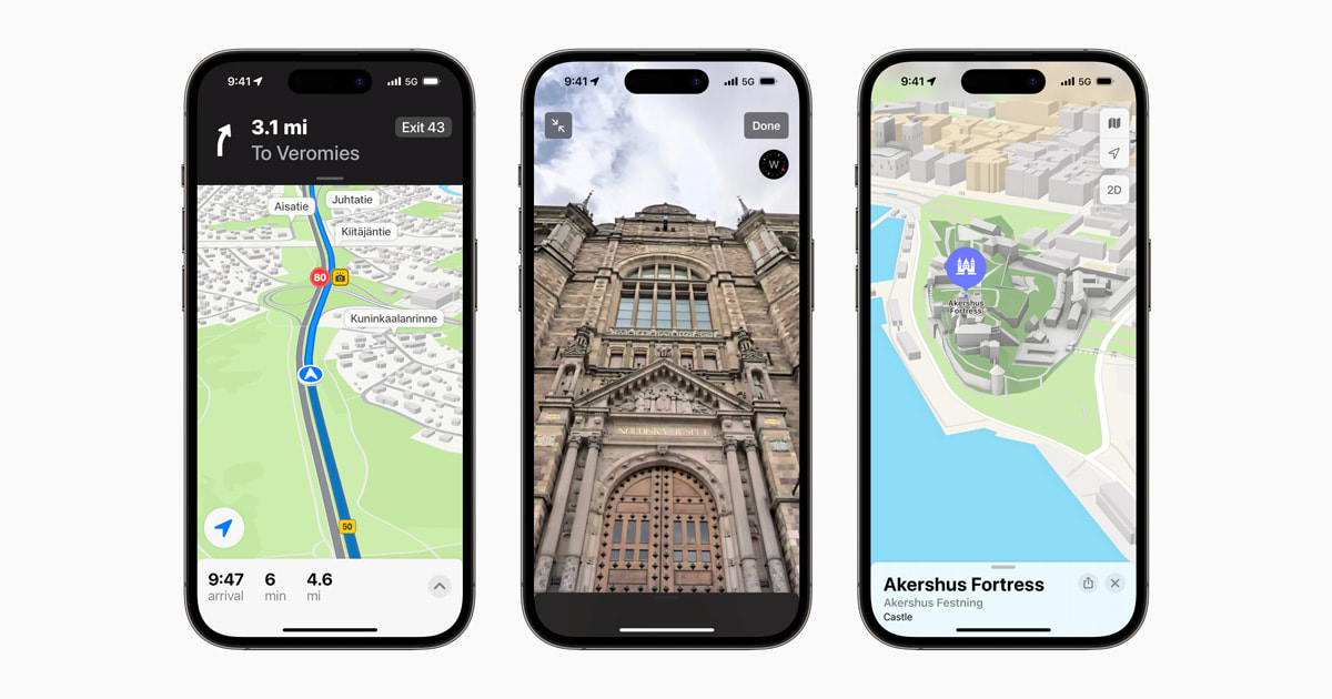 Apple rolls out all-new map across Finland, Norway, and Sweden - Apple (FI)