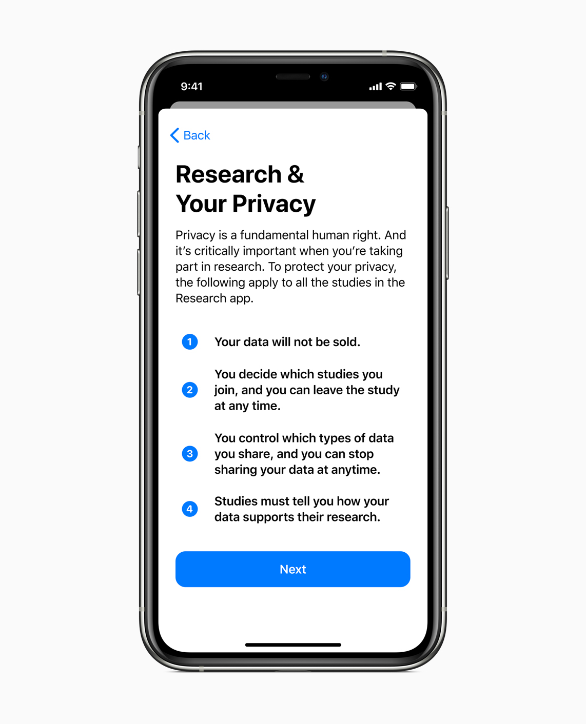 Apple launches three innovative studies today in the new Research app ...