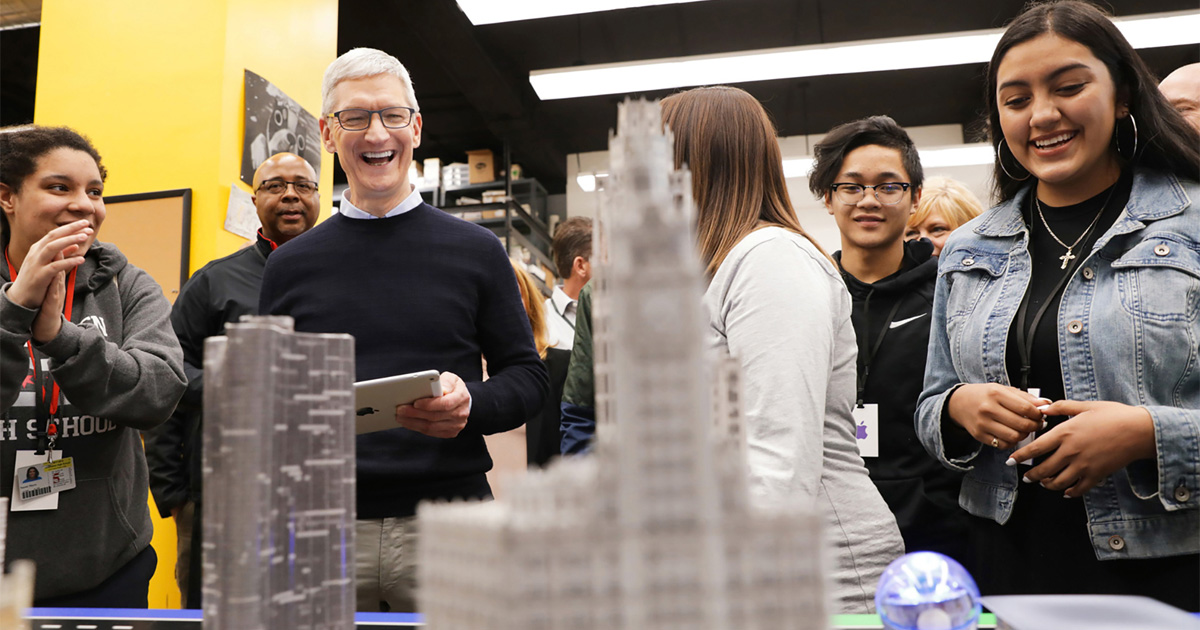 Los eventos de Apple en Chicago destacan la creatividad en la educación ...