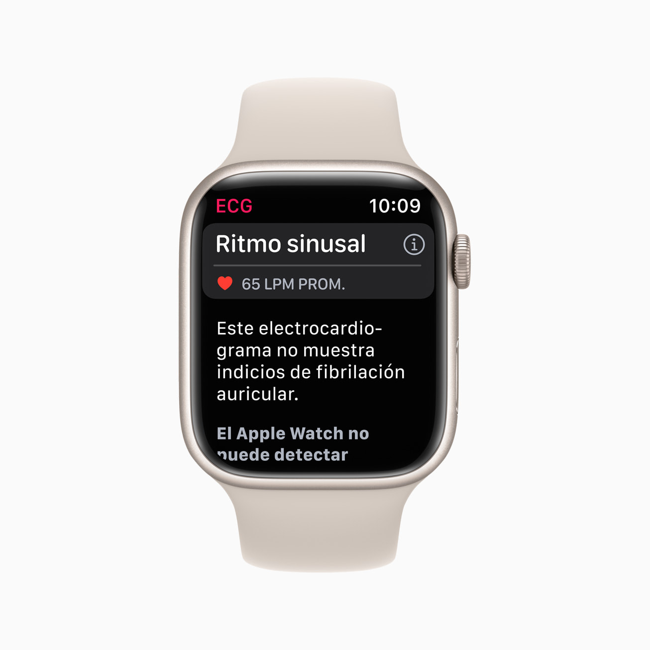La app ECG y la notificación de ritmo irregular están disponibles en el ...