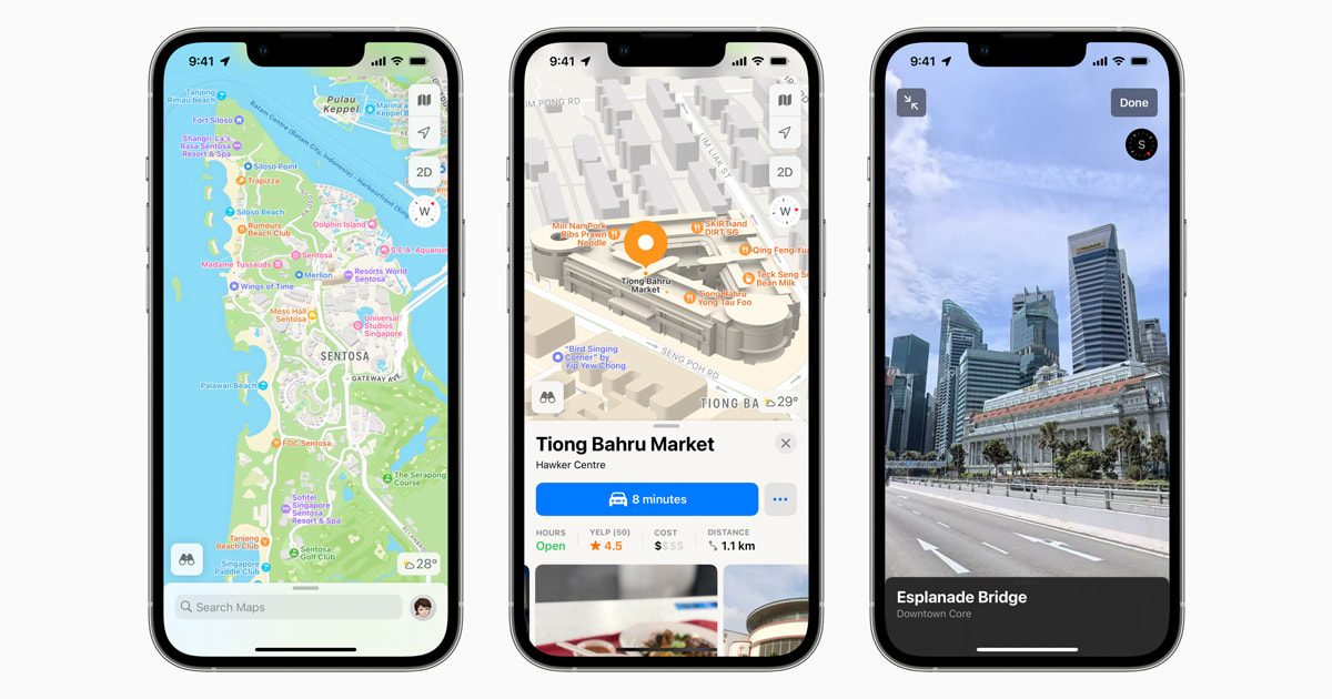 Apple rolls out all-new map across Singapore - Apple (SG)