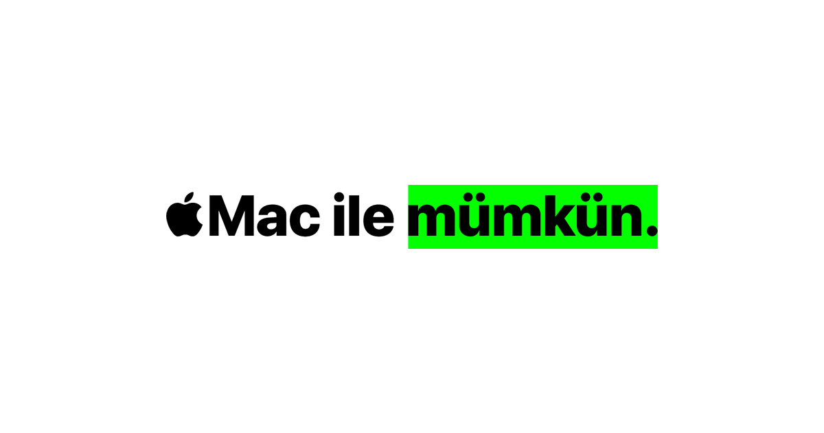 İş Dünyası - Mac ile Mümkün - Apple (TR)